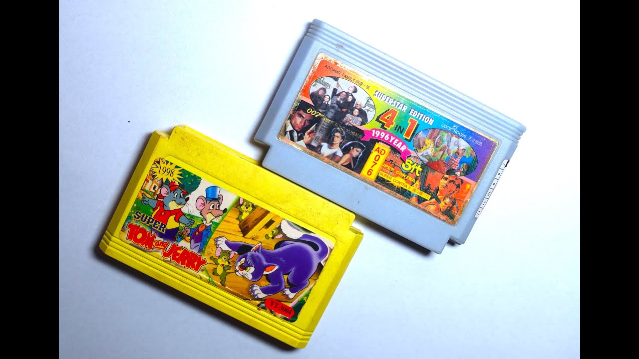 Disassembly of old 8 BIT cartridges - YouTube