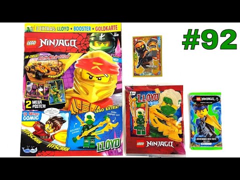LEGO Ninjago Magazin Nr. 92 - mit Lloyd Minifigur vom 09.08.2022