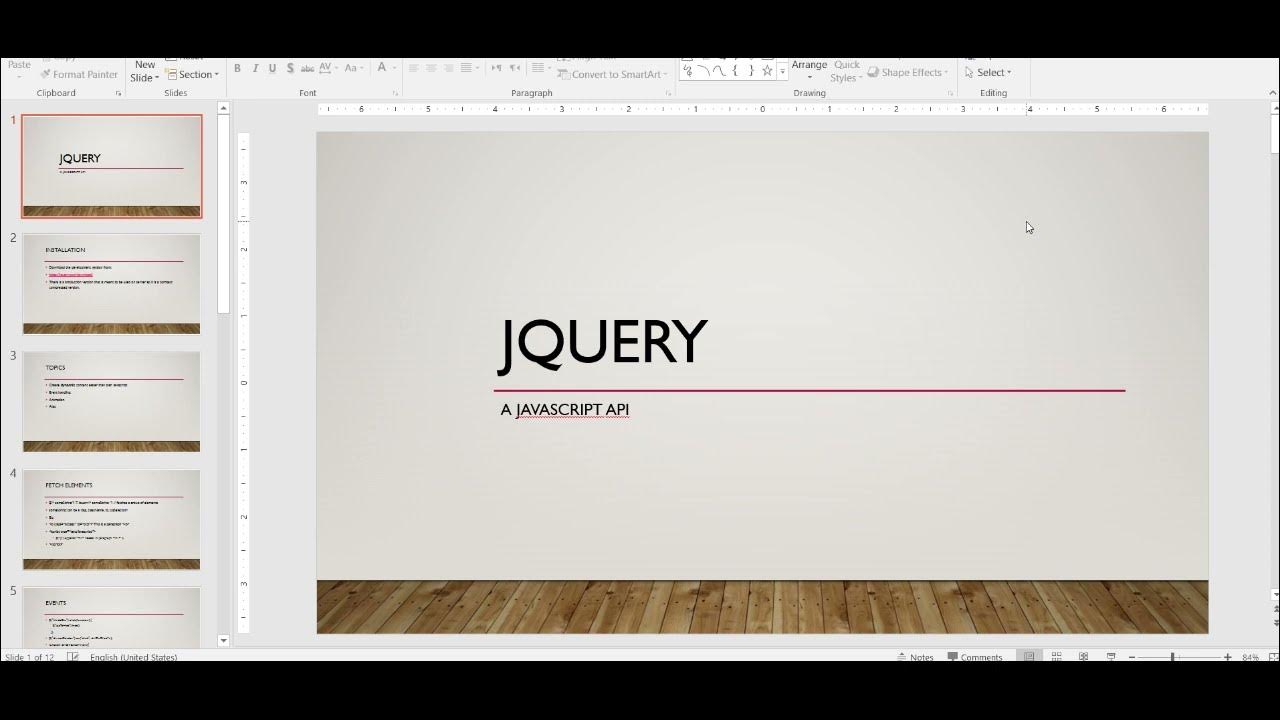 jQuery Abstracted Intro - YouTube jQuery Abstracted Intro - YouTube