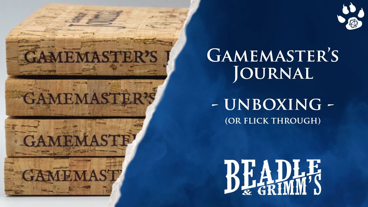 BEADLE & GRIMMS - Gamemaster's Journal - UNBOXING - Band of Badgers ...