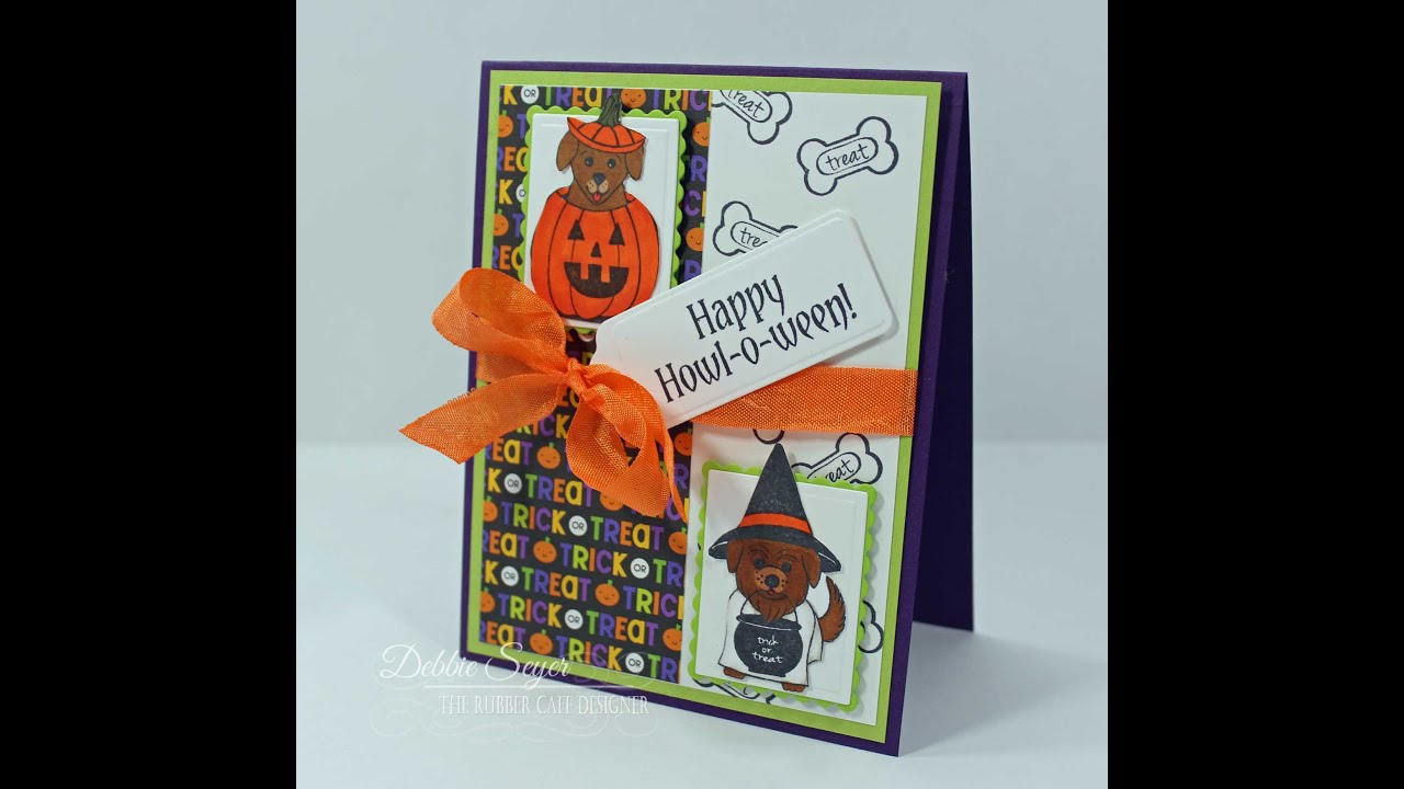 Happy Howl-O-Ween Card! - YouTube