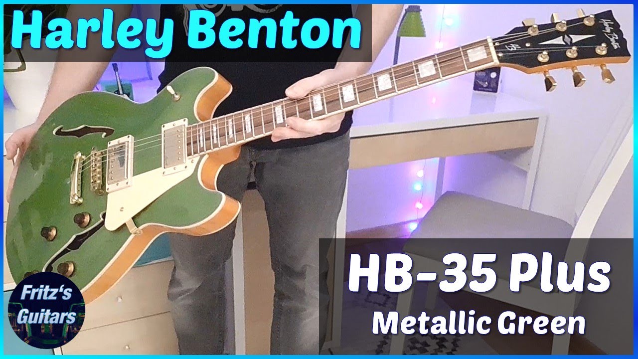 Harley Benton HB-35PLUS Metallic Green 2022 - CHEAP / GREAT ES-335 ...