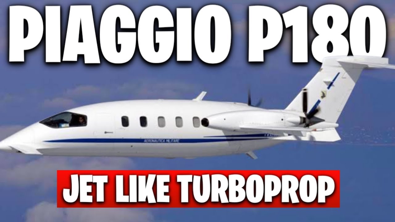 Piaggio P180 Avanti Evo| Jet Like Turboprop - YouTube
