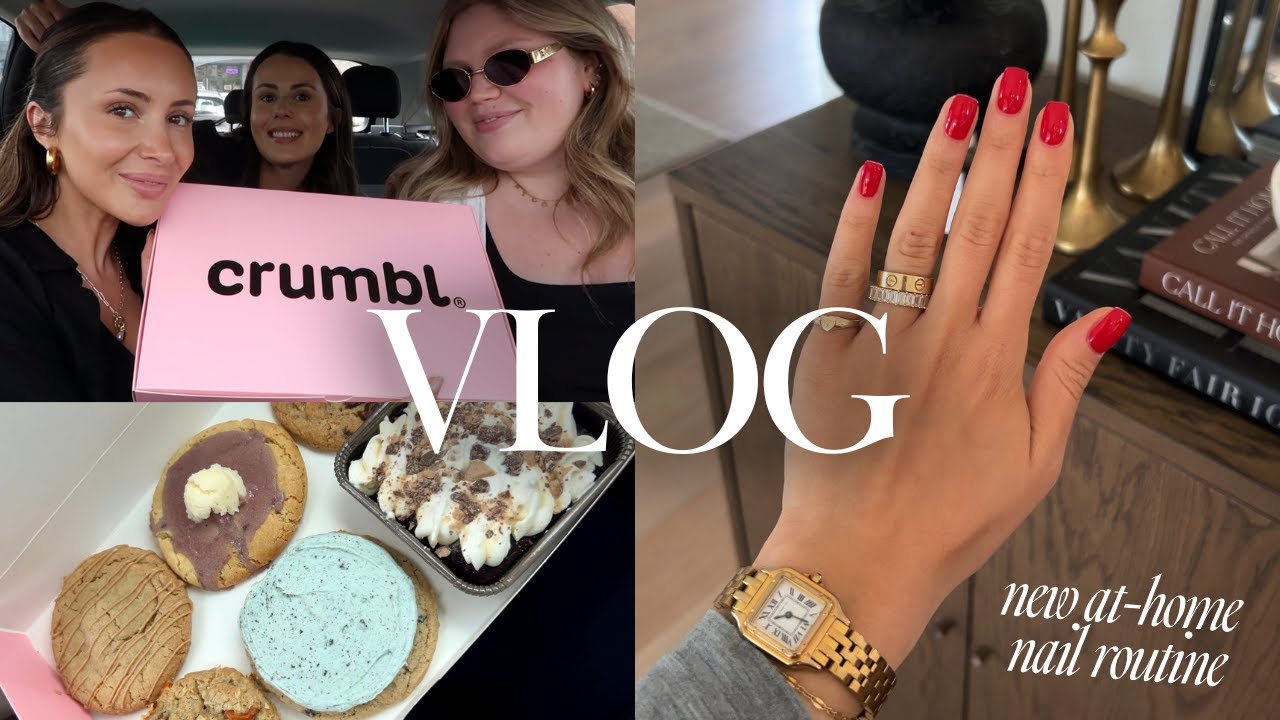 GIRLS TRIP TO THE STATES + MY NEW GEL NAIL ROUTINE - YouTube