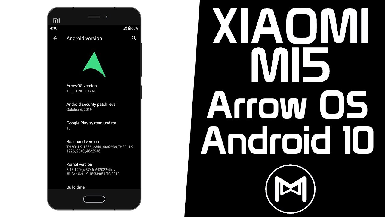 Xiaomi Mi5 | Arrow OS v10.0 | Android 10 Q ROM - YouTube