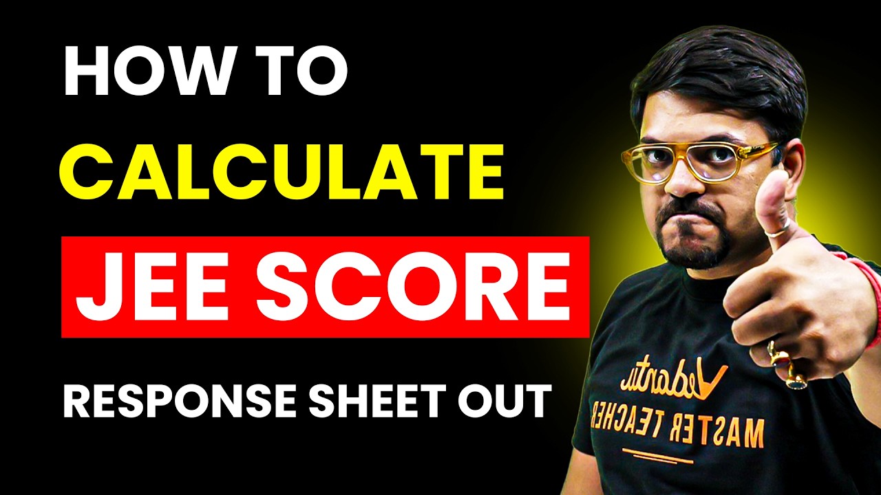 JEE Mains 2026 Response Sheet Out 🔥 How to Calculate Score? Answer Key ...