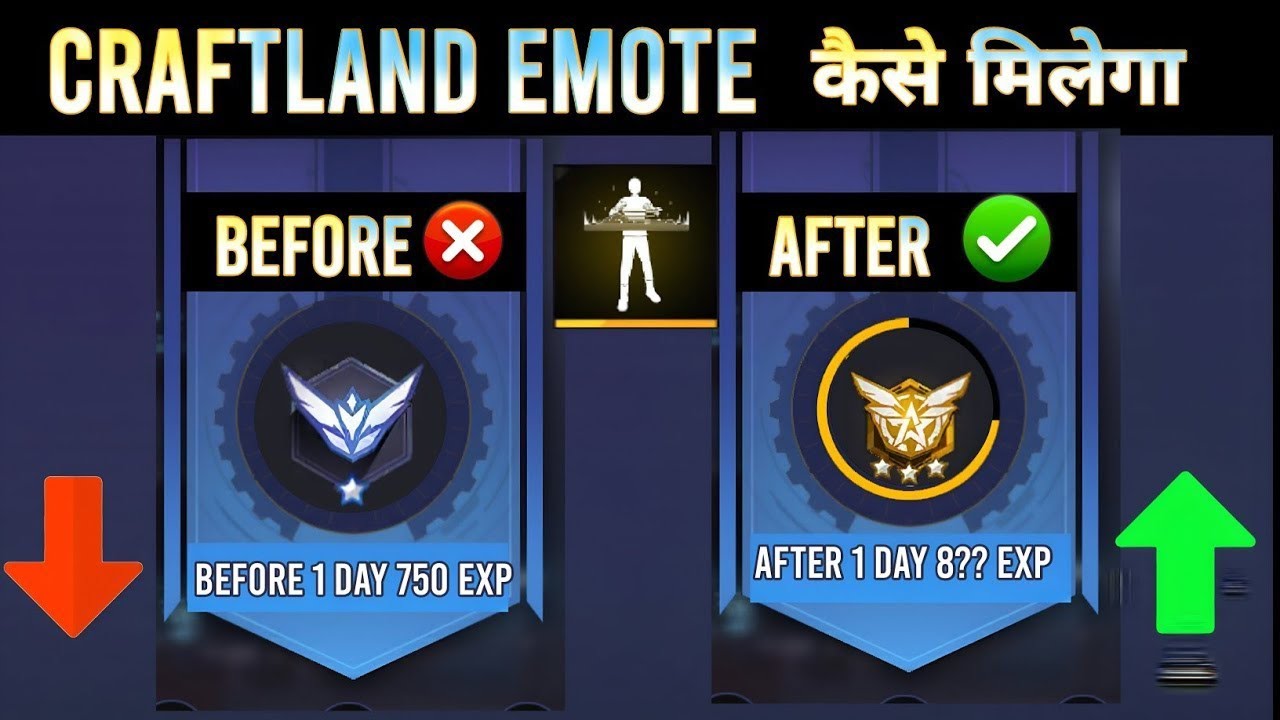 HOW TO GET EMOTE IN FREE FIRE FIRE | FREE FIRE CRAFTLAND LEVEL ...