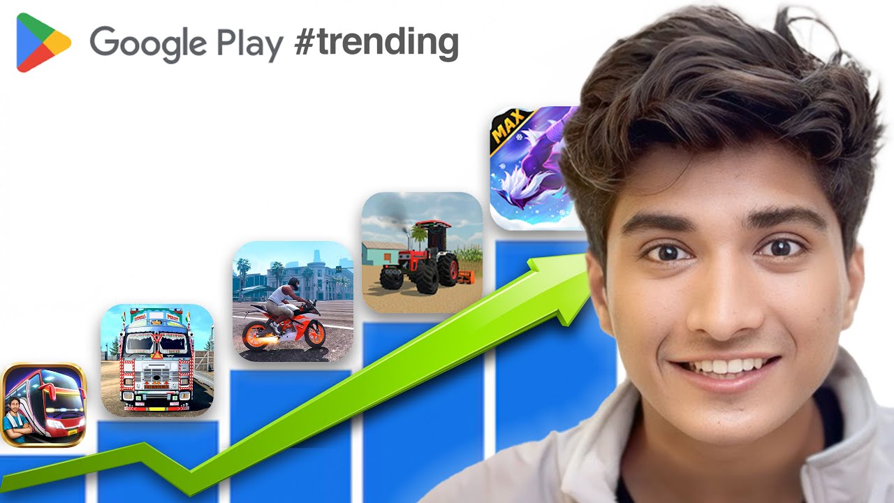 Playing BEST TRENDING GAMES of PLAYSTORE! - YouTube
