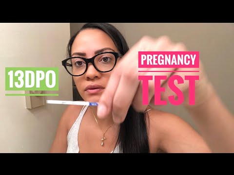 TWO WEEK WAIT PREGNANCY TEST - YouTube