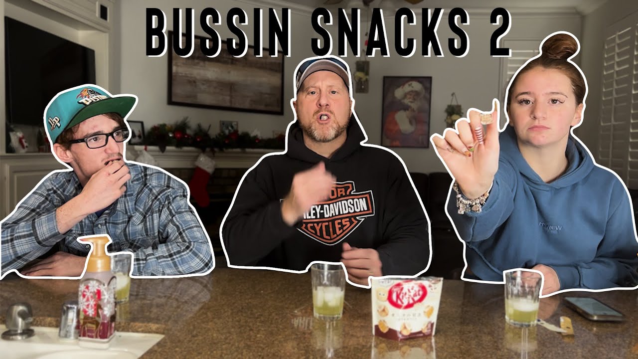 BUSSIN SNACKS WITH MY FAMILY - YouTube