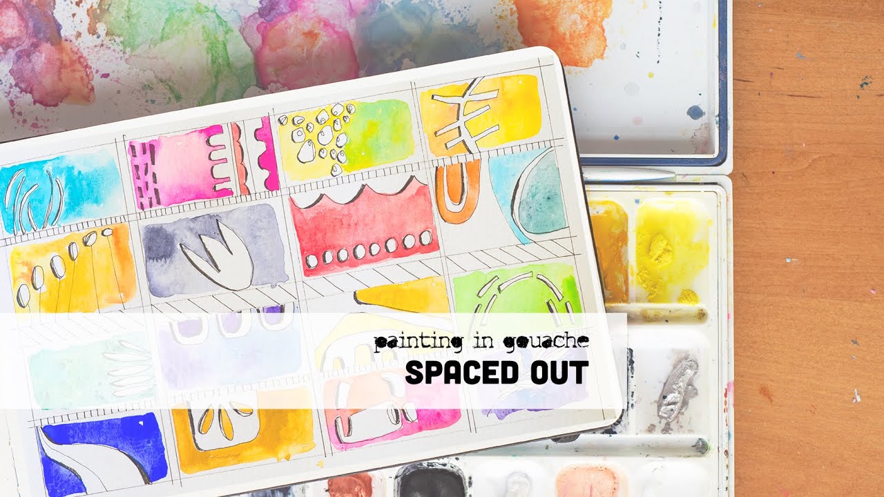 Painting Spaced Out Doodles - YouTube