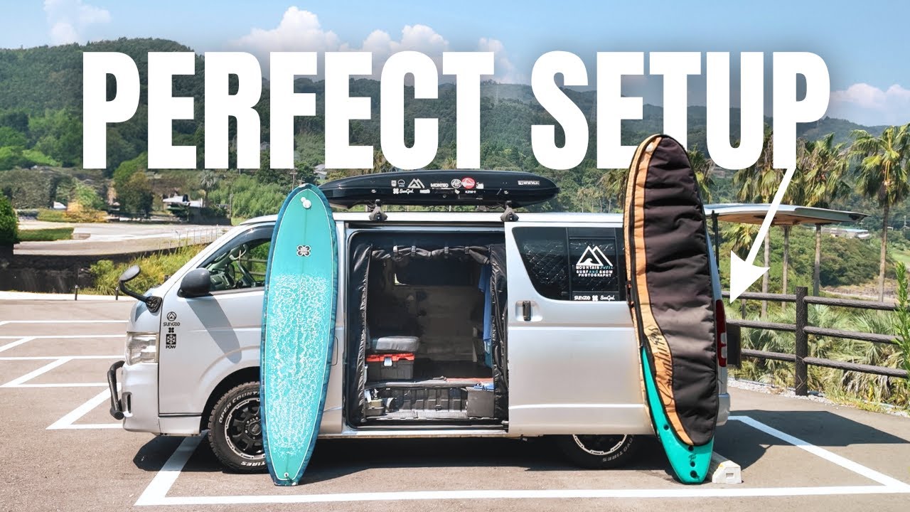 Building the Ultimate Surf Van with My Toyota Hiace | Top Essentials ...