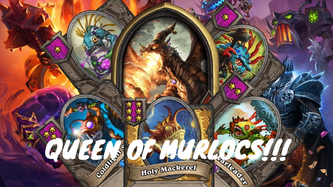 QUEEN OF MURLOCS! | Hearthstone Battlegrounds - YouTube