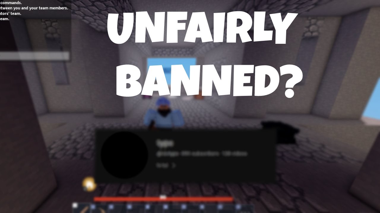 HIS BAN WAS UNFAIR... - YouTube