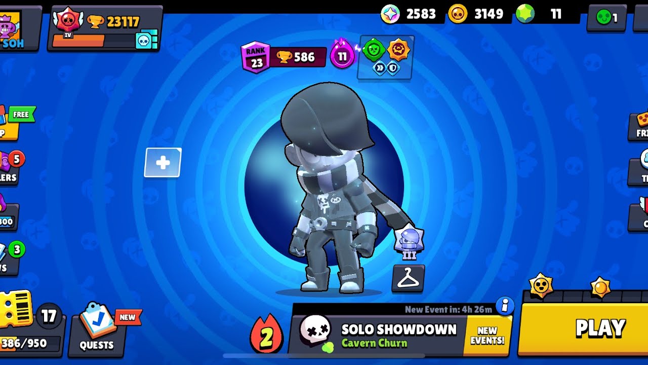 True Silver Edgar Epic Brawler Power 11 Max Level Gameplay🔥| Brawl ...