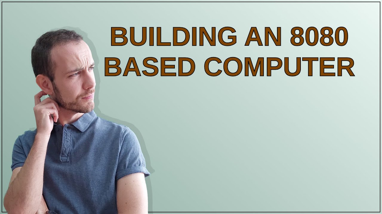 Retrocomputing: Building an 8080 based computer - YouTube