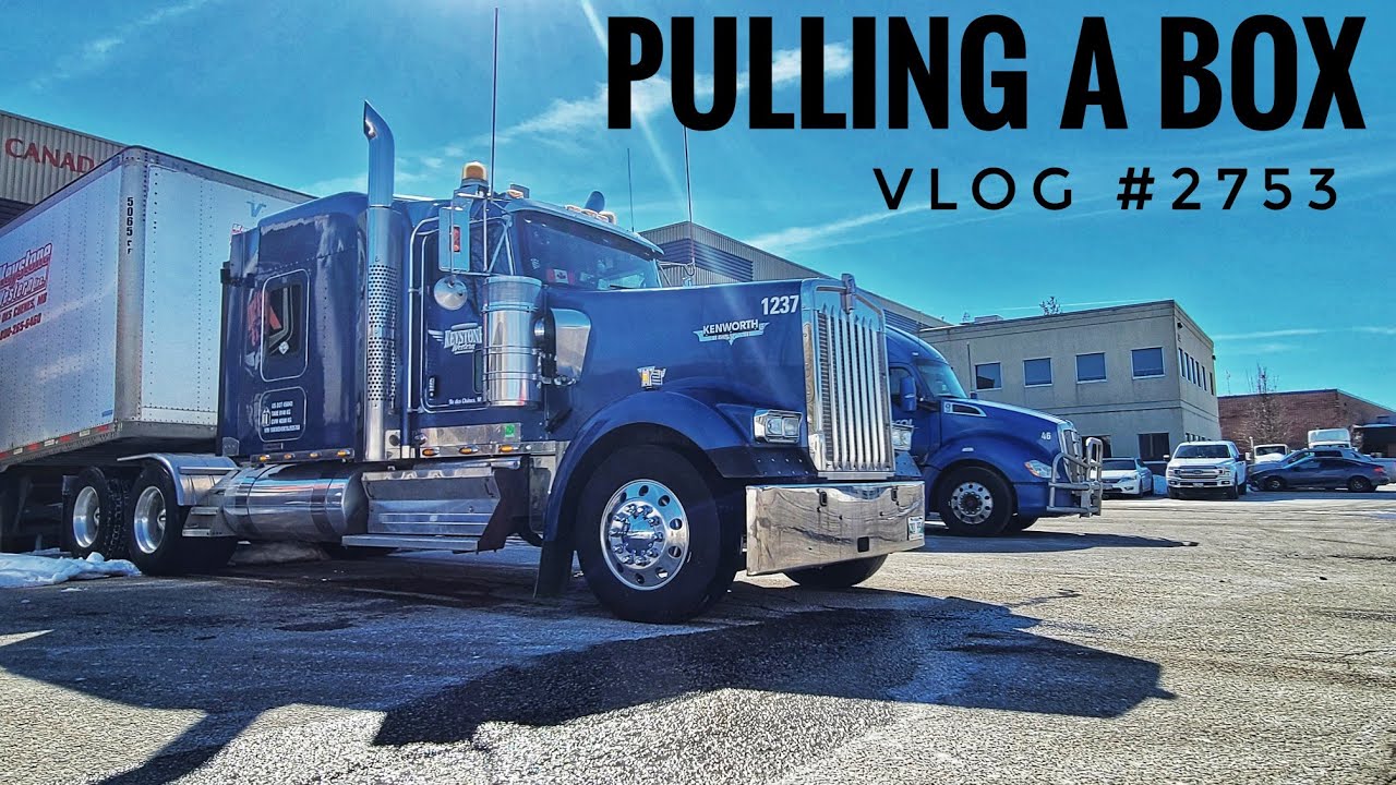 PULLING A BOX | My Trucking Life | Vlog #2753 - YouTube