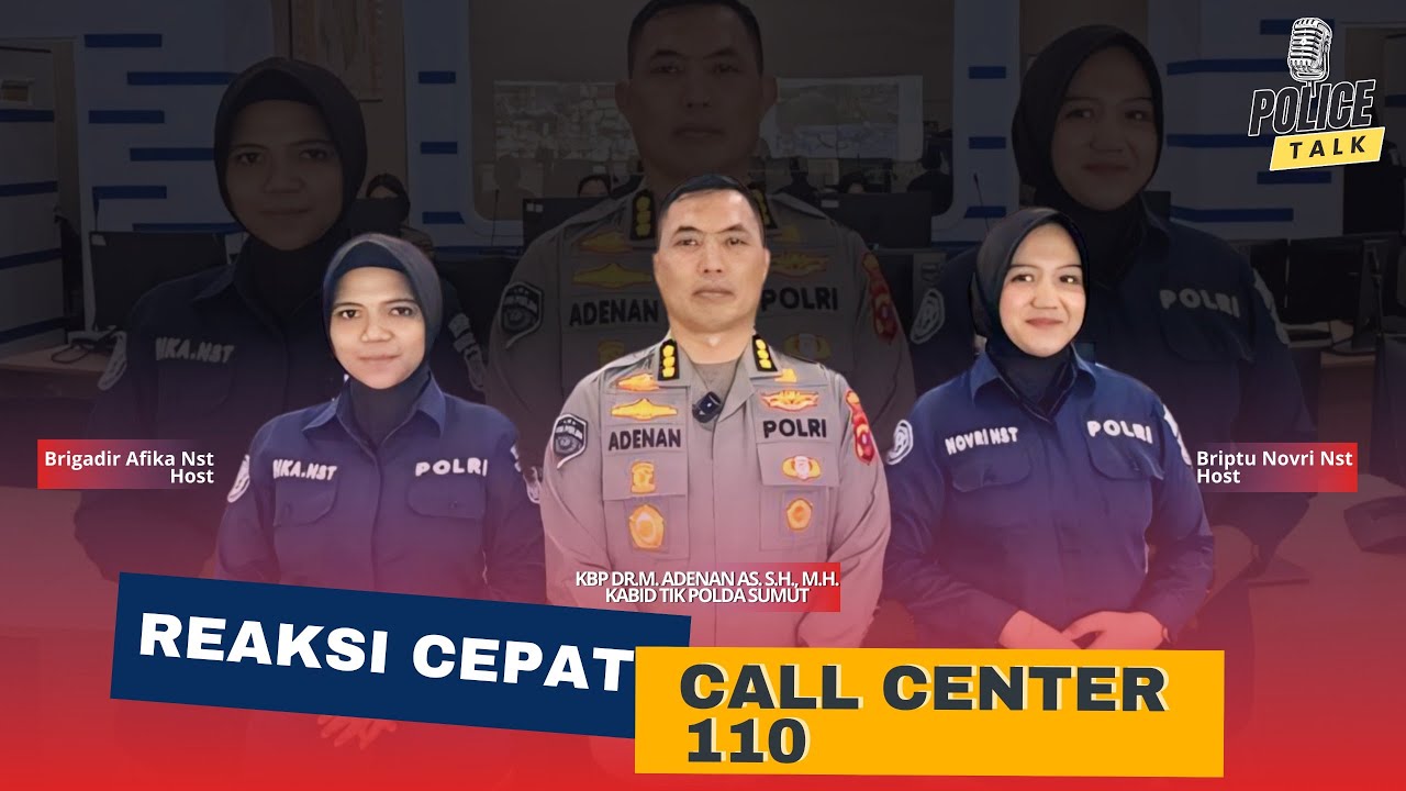 REAKSI CEPAT CALL CENTER 110 || POLDA SUMUT || PODCAST - YouTube