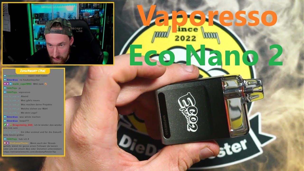 Vaporesso Eco Nano 2 Podsystem Review und Test - YouTube