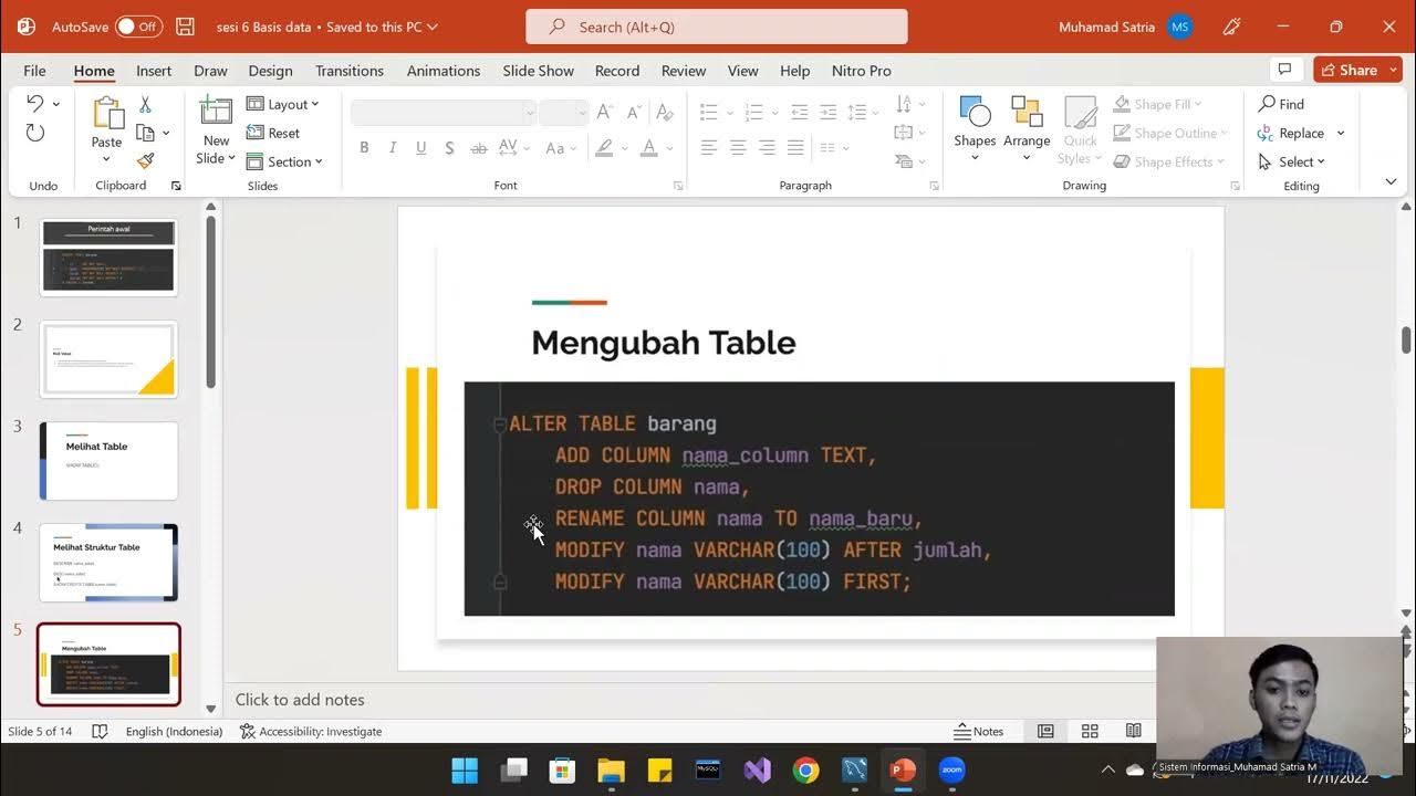CARA MEMBUAT DATABASE DI MY SQL WORKBENCH - YouTube