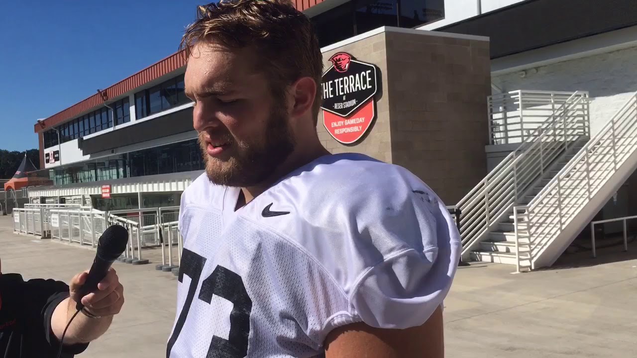 OSU lineman Blake Brandel previews this week’s game with UCLA - YouTube