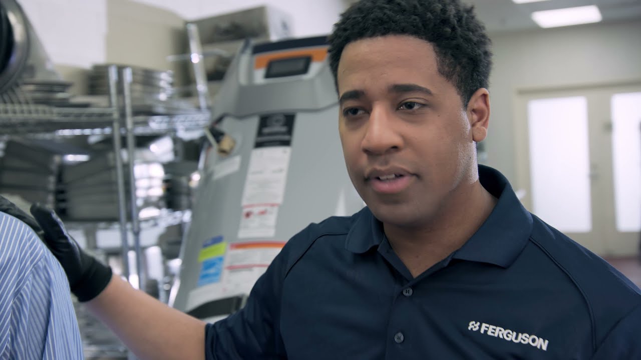 Ferguson Commercial Water Heater Delivery Service - YouTube