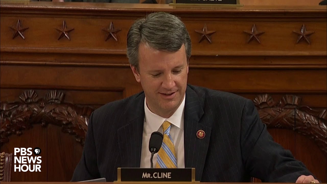 WATCH: Rep. Ben Cline’s full questioning of GOP counsel | Trump's first ...