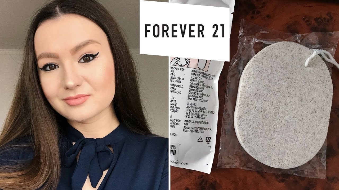 Forever 21 Facial Sponge - Review. - YouTube