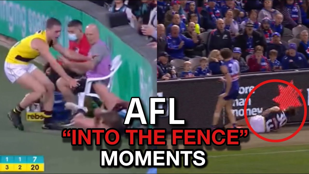 AFL BIGGEST FENCE HITS - YouTube