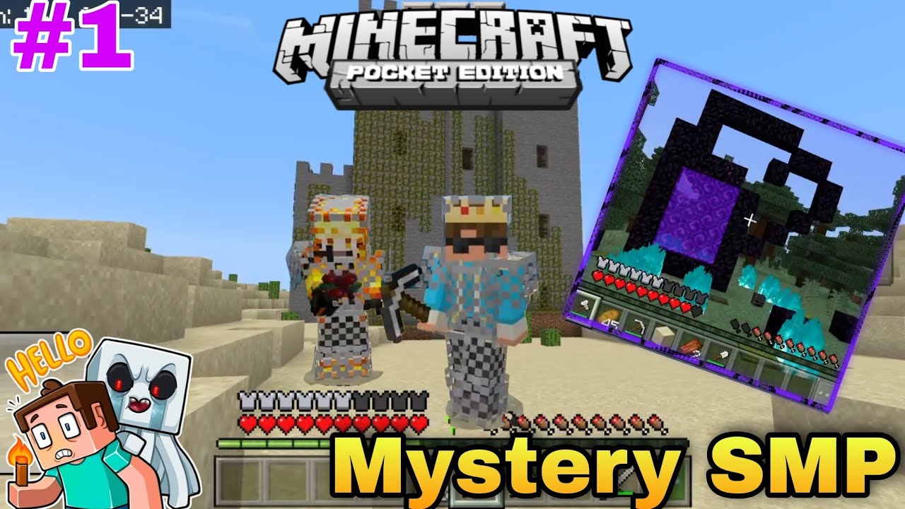 Mysterious World in Minecraft Pocket Edition | Mystery SMP Episode 1| # ...
