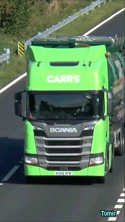 SCANIA R500 tank A1(M) motorway #truckspotting #tomir - YouTube