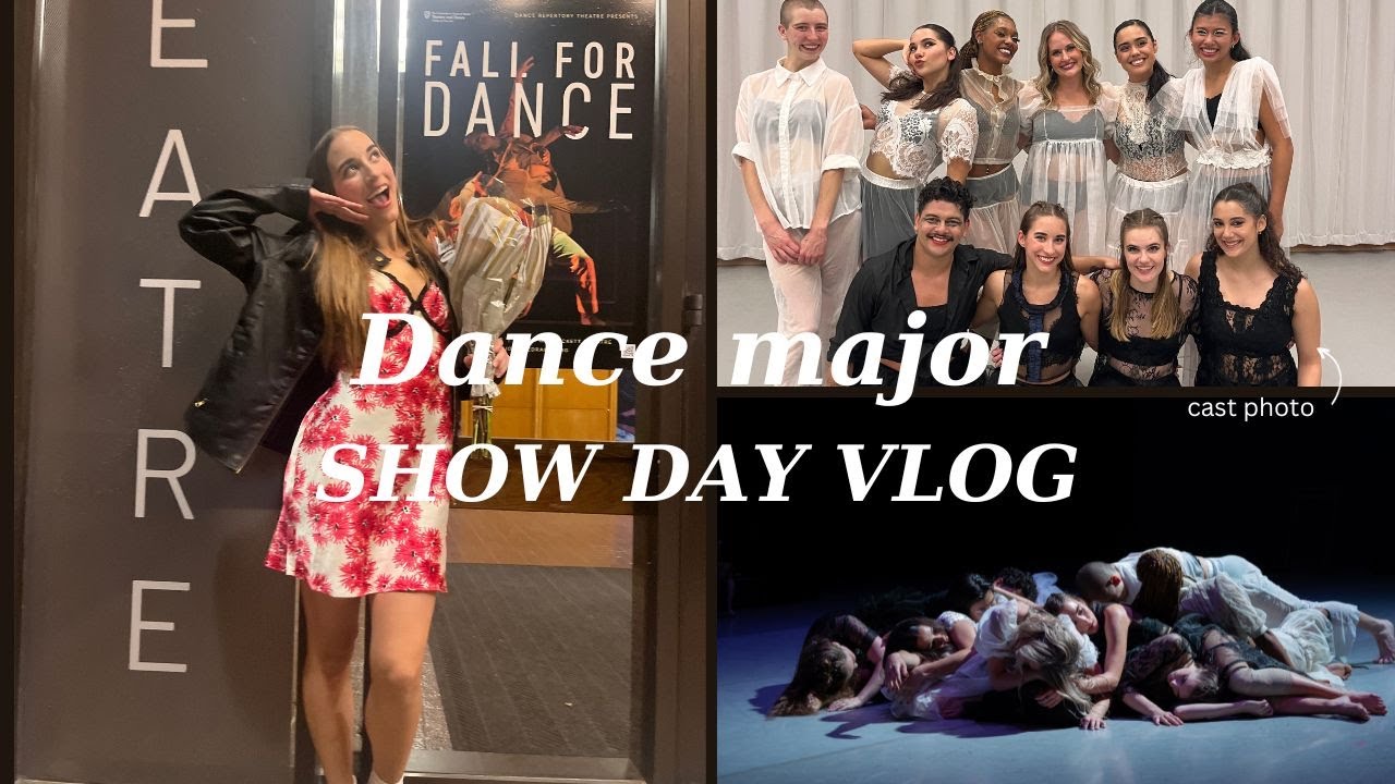 dance major show day vlog! ut austin dance major - YouTube