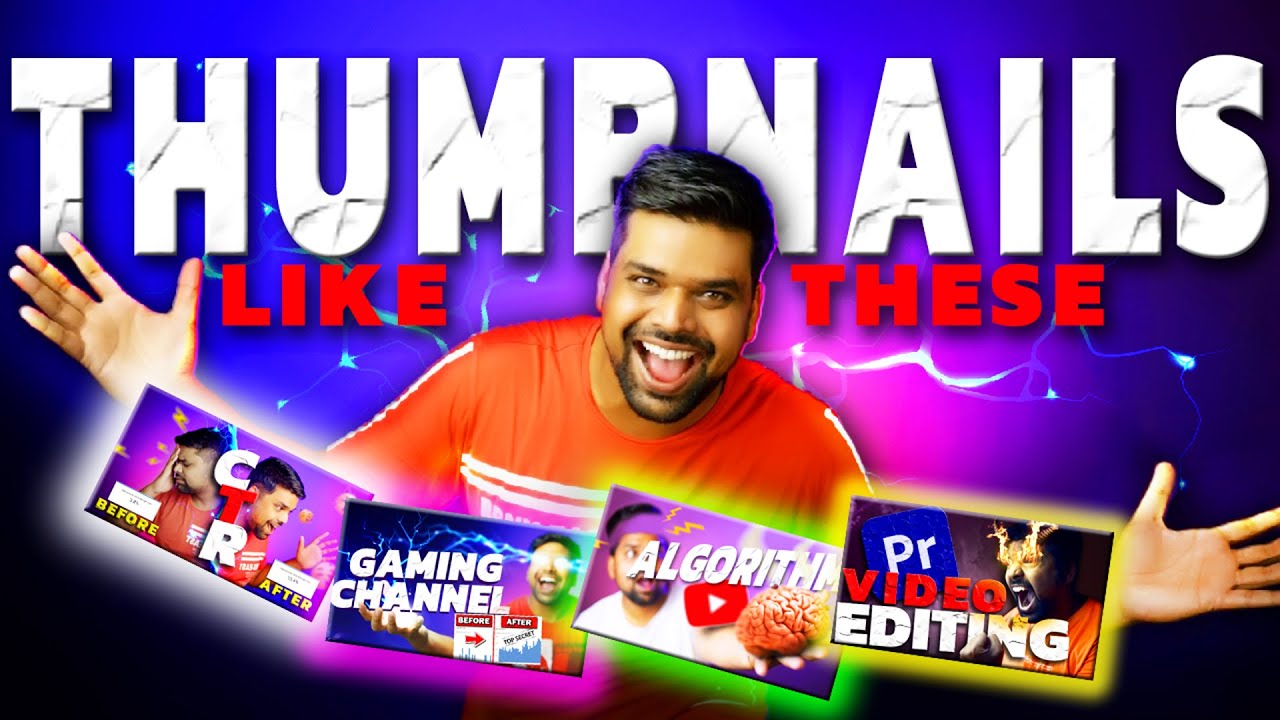 How to Make a Thumbnail for YouTube Videos - Quick and Easy tutorial ...