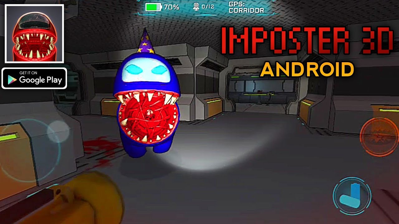 AMONG US 3D MOBILE (IMPOSTER 3D) - UNOFFICIAL ANDROID GAMEPLAY - YouTube