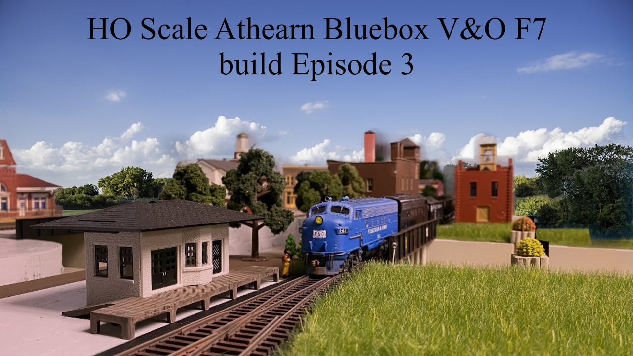 HO Scale Athearn Bluebox Virginian & Ohio Build Episode 3. - YouTube
