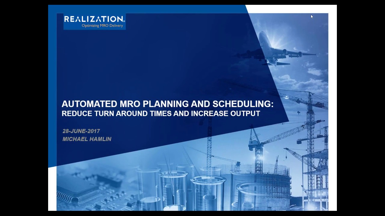 AUTOMATED MRO PLANNING AND SCHEDULING WEBINAR - YouTube
