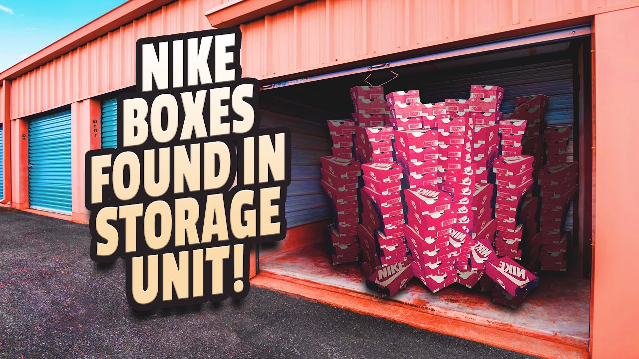 Nike Boxes In Storage Unit! Had to buy it ! - YouTube