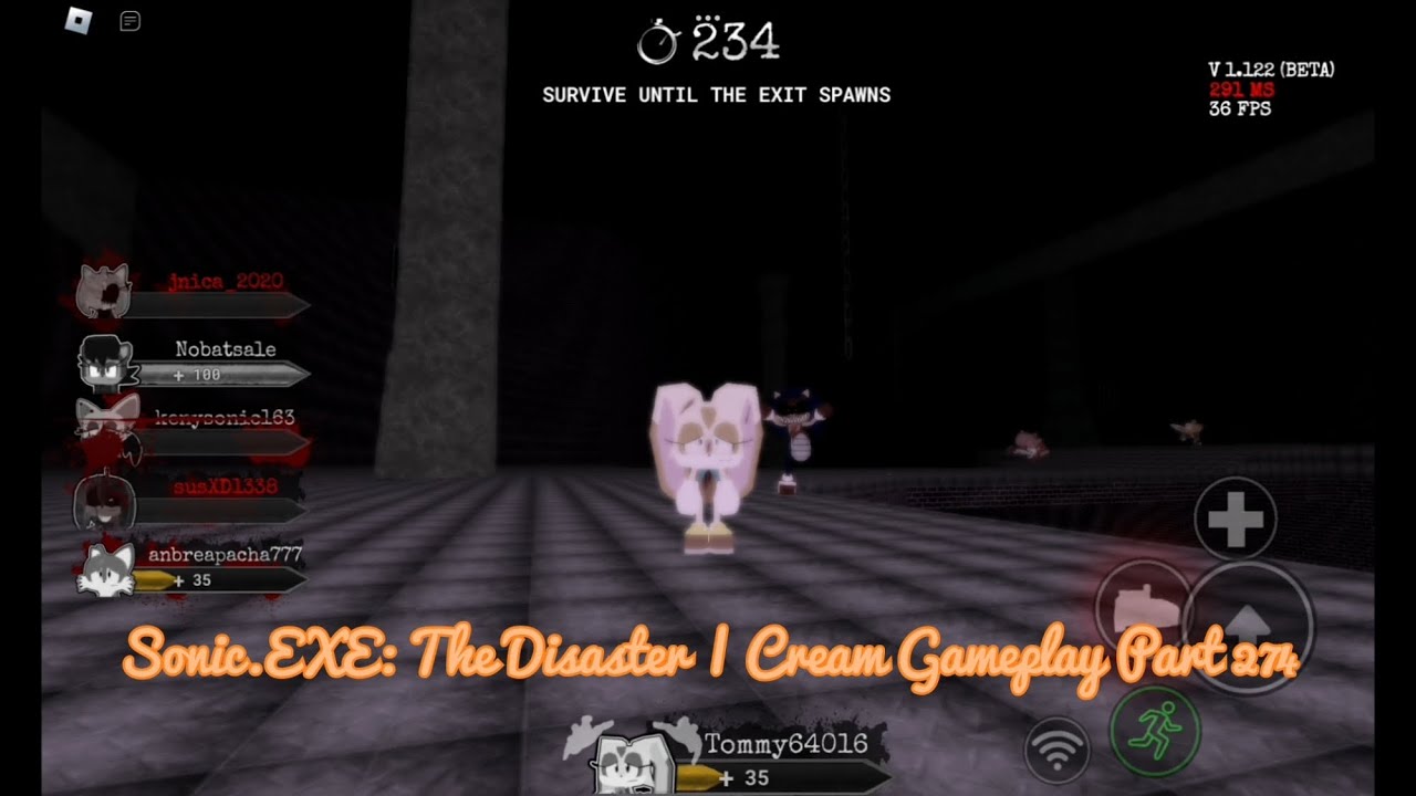 Sonic.EXE: The Disaster | Cream Gameplay Part 274 - YouTube