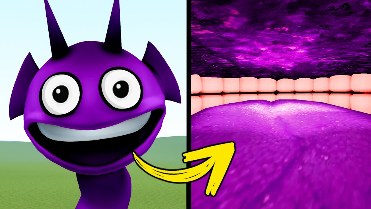 WHAT'S INSIDE HORROR DURPLE SPRUNKI in Garry's Mod! - YouTube