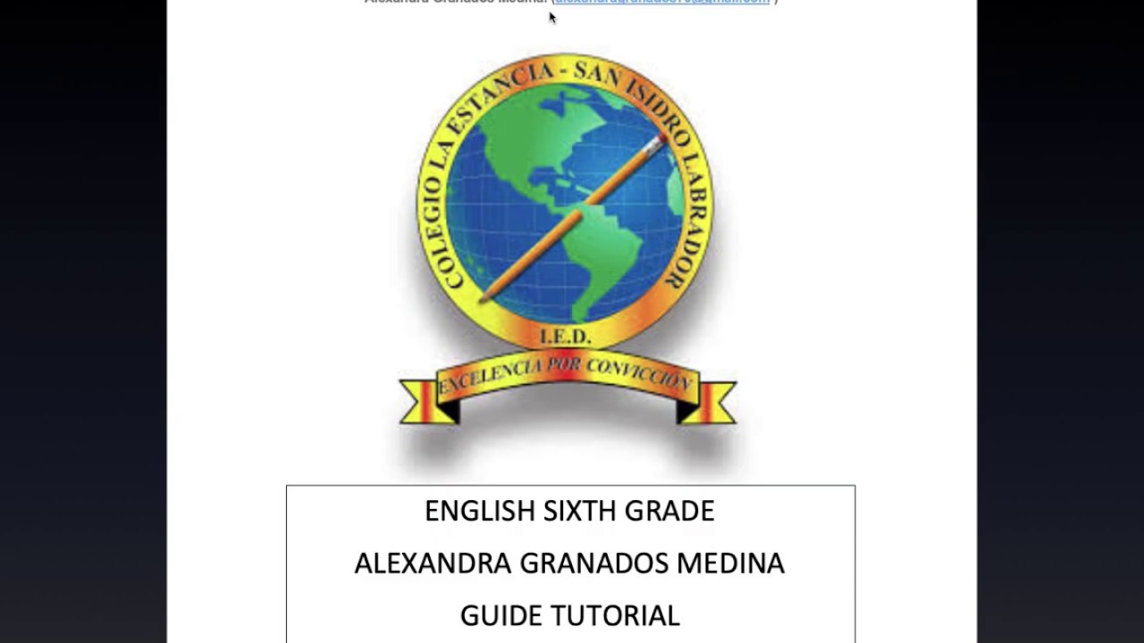 Sixth Grade English Guide Tutorial Part 1 - YouTube
