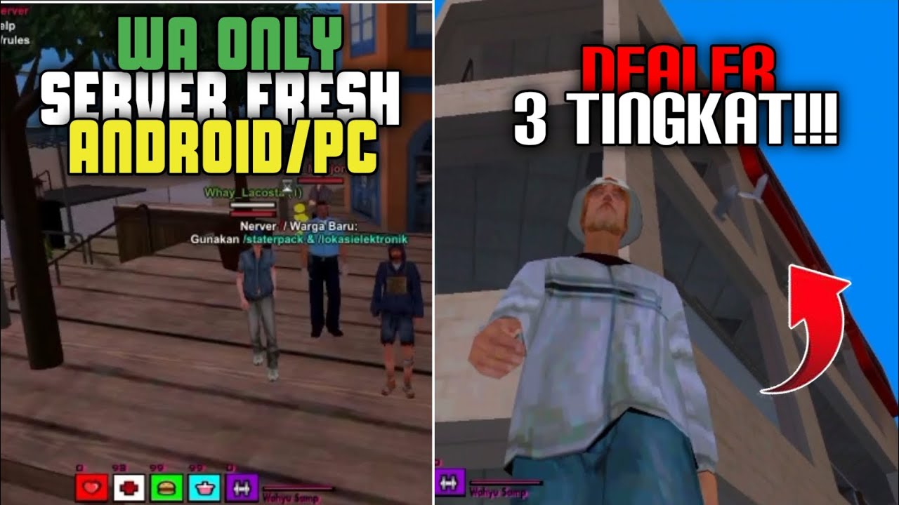 SERVER GTA ROLEPLAY TERBARU IDAMAN PARA PLAYER WA ONLY!! || GTA SAMP ...