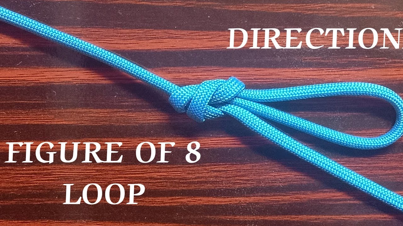 HOW TO TIE A KNOT | DIRECTIONAL FIGURE OF 8 LOOP - YouTube