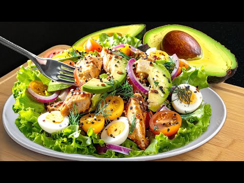 Gesundes Keto Avocadosalat in 5 Minuten! Verlieren Sie schnell 15 kg!