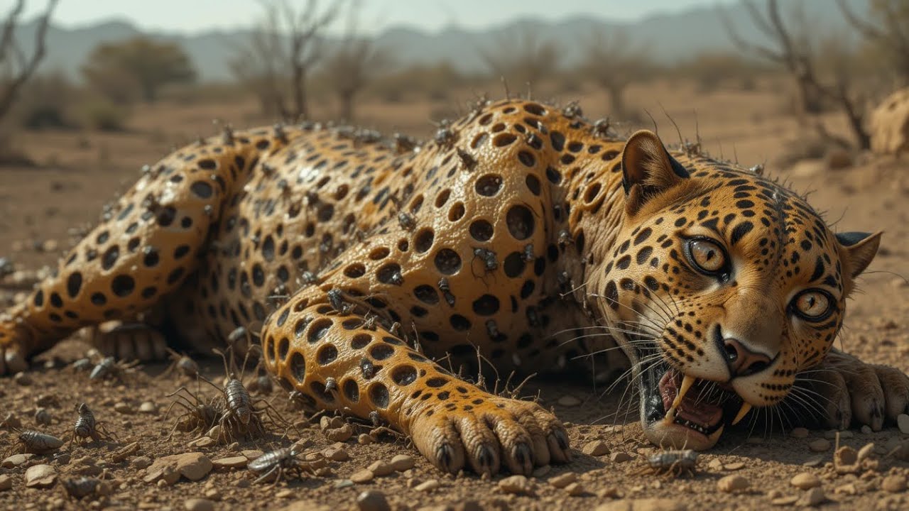 The Leopard’s Battle with Millions of Parasites Ends in a Daring Rescue ...