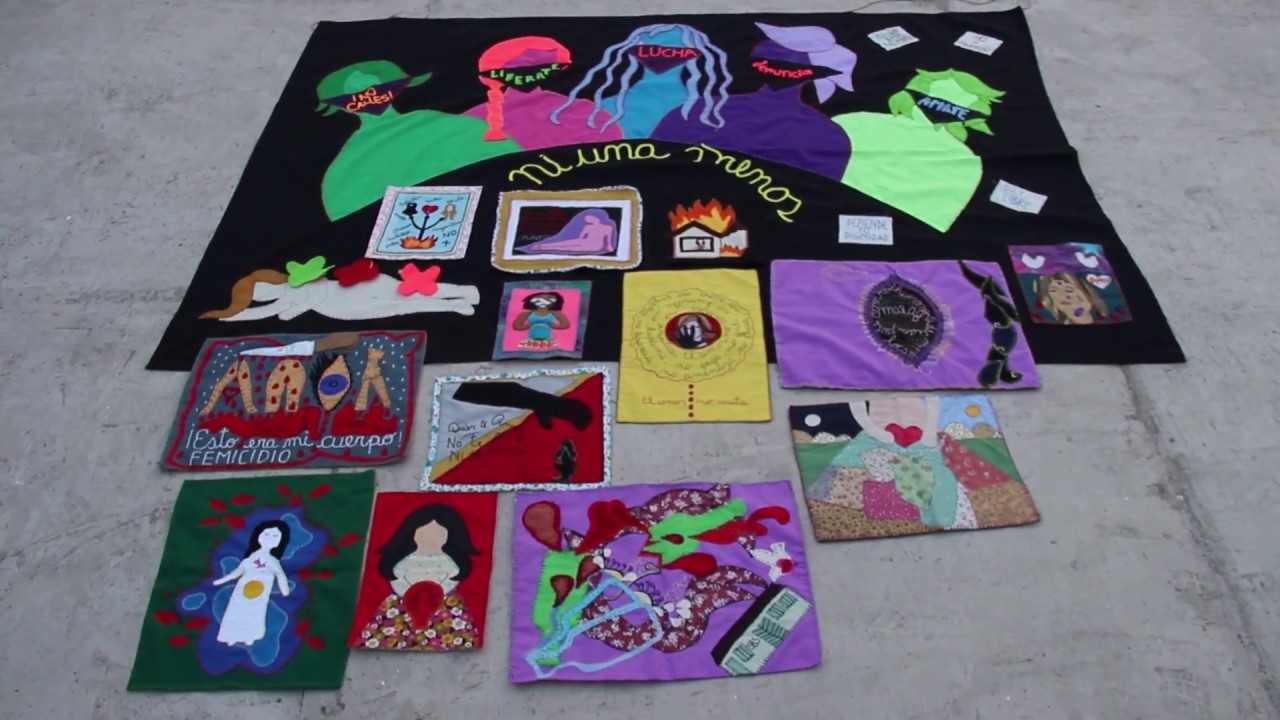 Bordando memorias - Memorarte, arpilleras urbanas - YouTube
