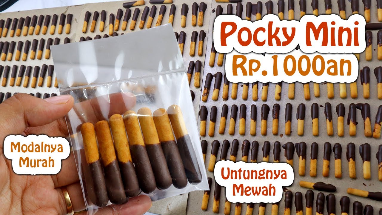 MODAL 16RB & 2 Bahan Aja Jadi RESEP MUDAH CARA BUAT POCKY MINI KOREK ...
