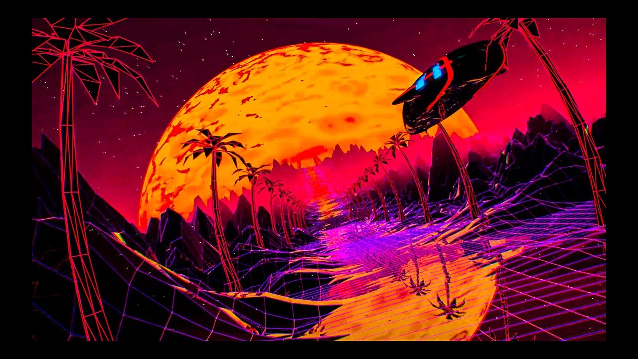 RETROWAVE / sunset flight - YouTube
