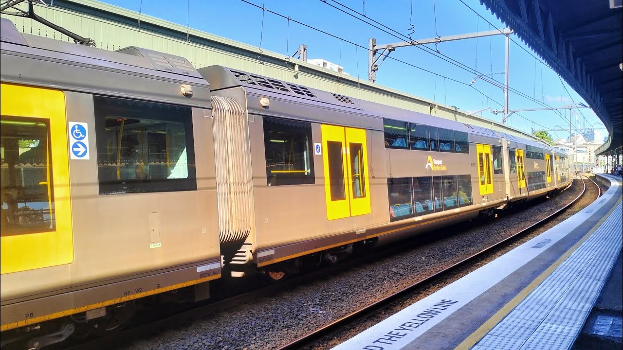 EMU train set of Sydney suburban railway | Burwood train station | NSW ...