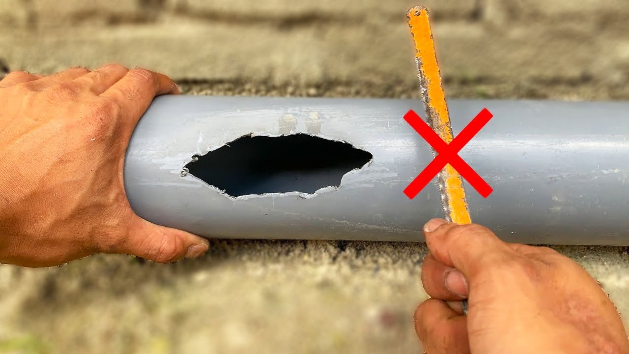Why Didn't I Know This Sooner? Secret Tip to Seal a Large Hole in a PVC ...