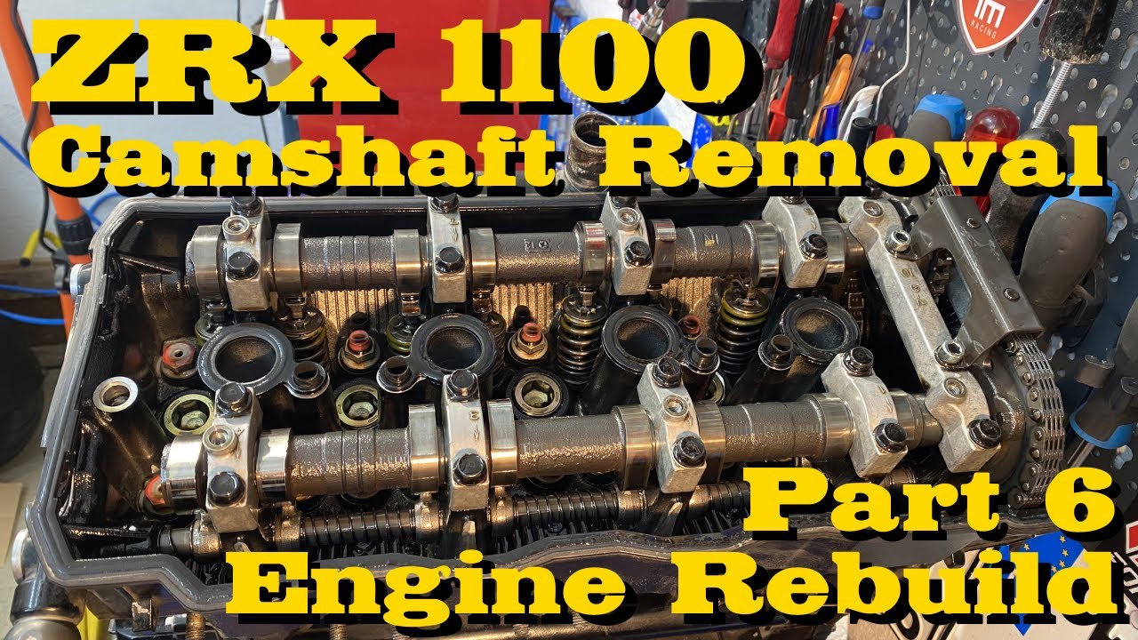 Kawasaki ZRX 1100 Check Valve Clearance & Camshafts Removal ...